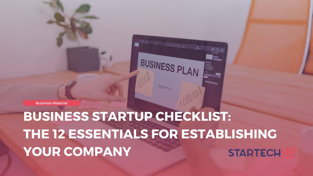 Liste de contrôle pour le démarrage d'une entreprise | Startechup